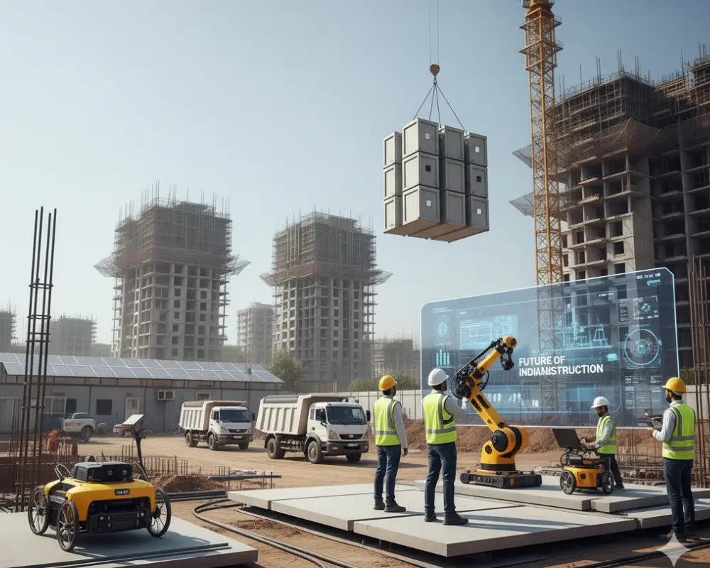 How the Indian Construction Industry is Changing with Modern Technology ...